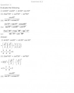 Introduction To Trigonometry, Class 10 Mathematics NCERT Solutions