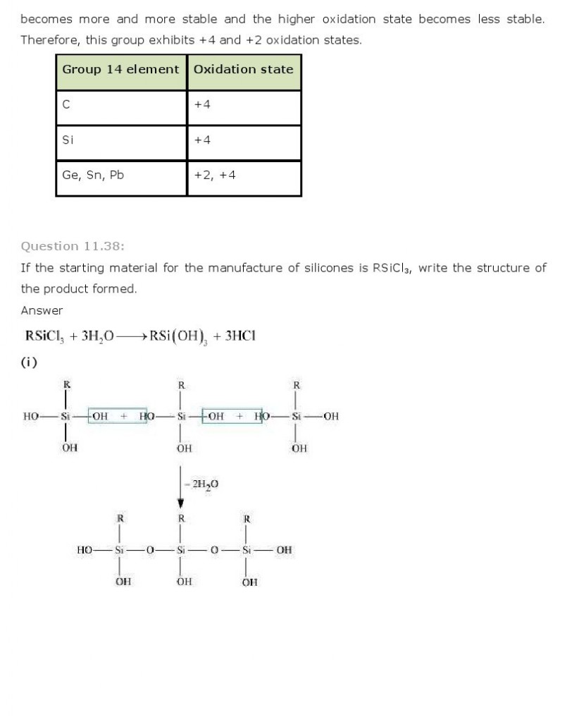 The P Block Elements Class 11 Chemistry Ncert Solutions 6515