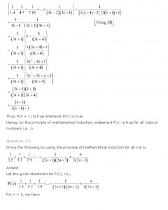 Principle Of Mathematical Induction, Class 11 Mathematics NCERT Solutions