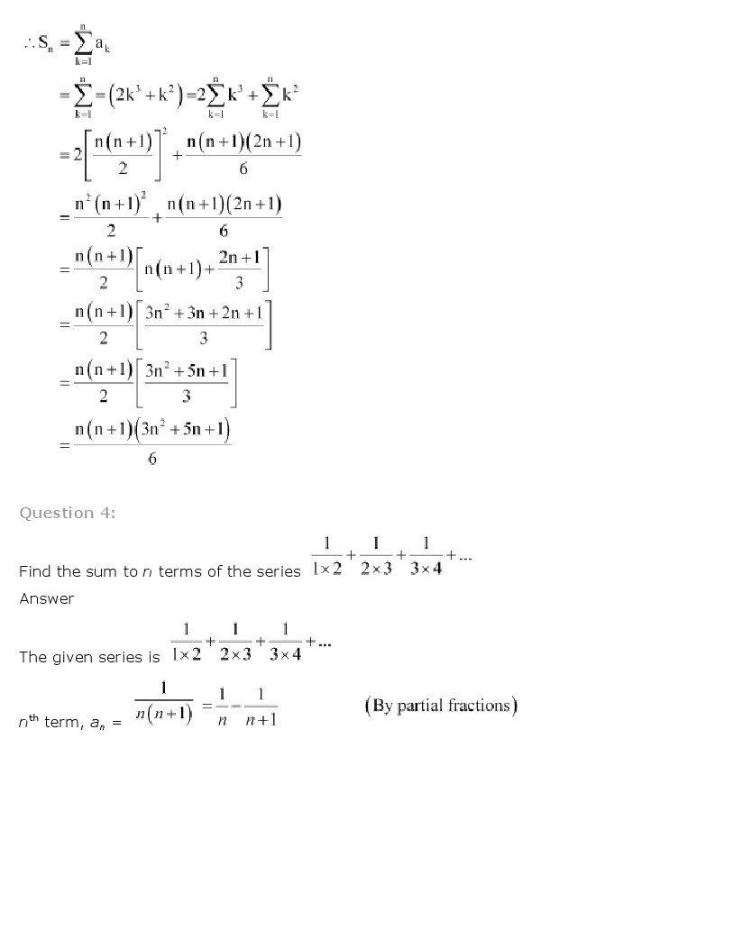 Sequences And Series, Class 11 Mathematics NCERT Solutions Sequences And Series, Class 11 Mathematics NCERT Solutions