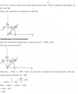 Maths Geometric Constructions, Class 9 Question Answer