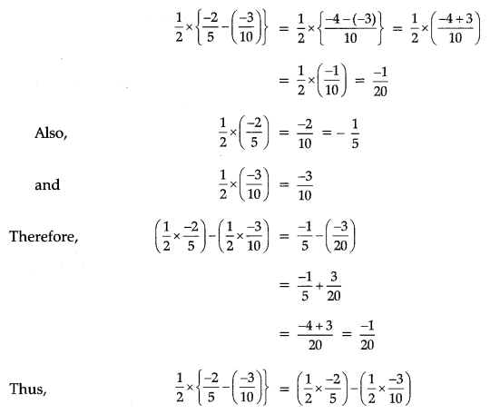 Notes Class 8 Maths Chapter 1 Rational Numbers